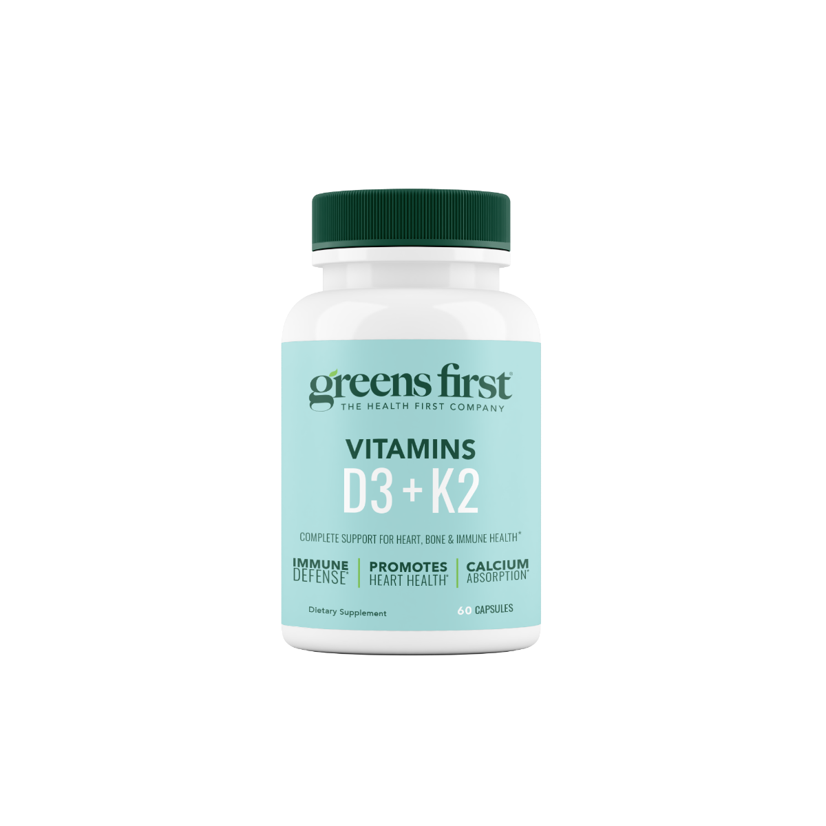 Vitamins D3 + K2 – Greens First